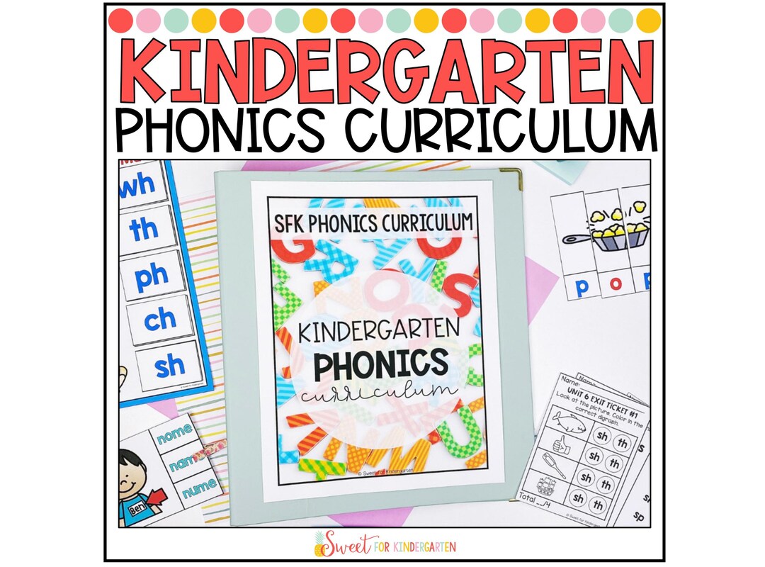 Complete Kindergarten Phonics Curriculum | Lessons Activities ...
