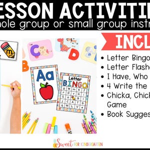Kindergarten Phonics Unit: Letter Sounds & Recognition (PDF) - Etsy