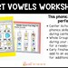 Short Vowel Worksheets for Kindergarten | No Prep Phonics Practice ...