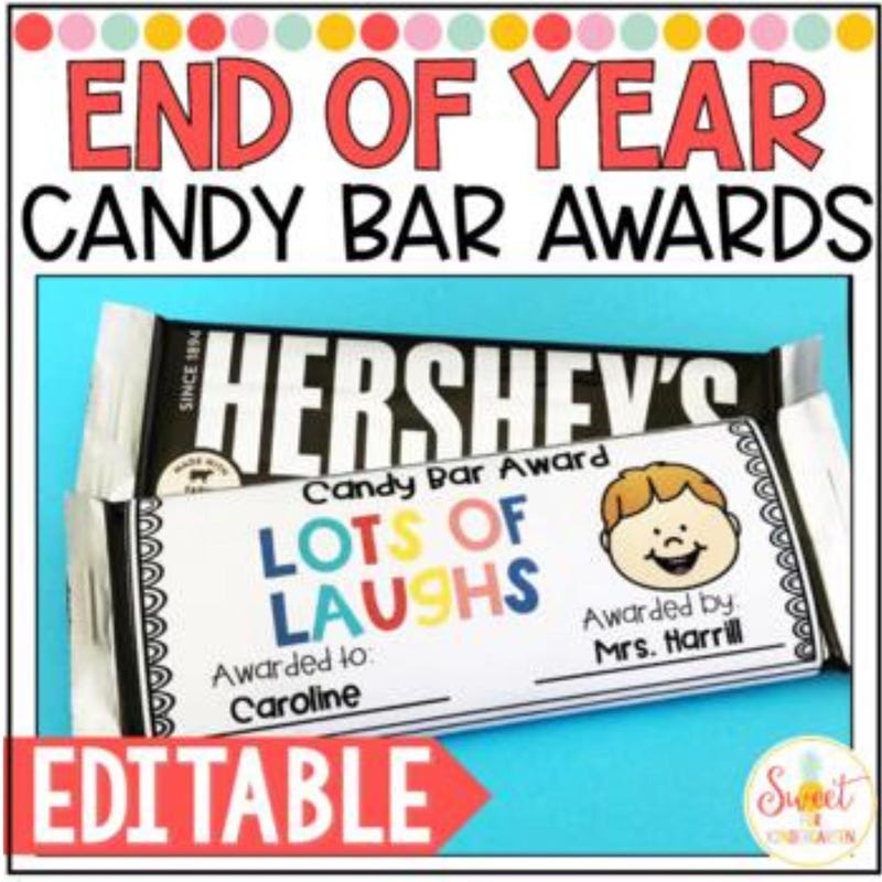 Candy Bar Awards - Etsy