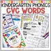 CVC Words Phonics Unit: Kindergarten Reading, Spelling & Games (PDF) - Etsy