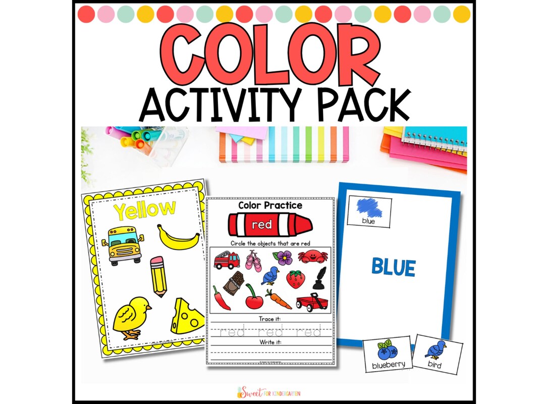 Color Sorting & Matching Activities, Worksheets, and Posters for ...