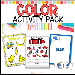Color Sorting Activity Pack: Preschool Learning (digital Download) - Etsy
