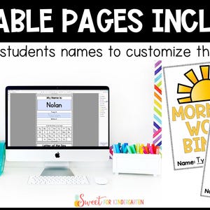 Pre-k Morning Work Binder: Practice Handwriting, Alphabet, Numbers ...