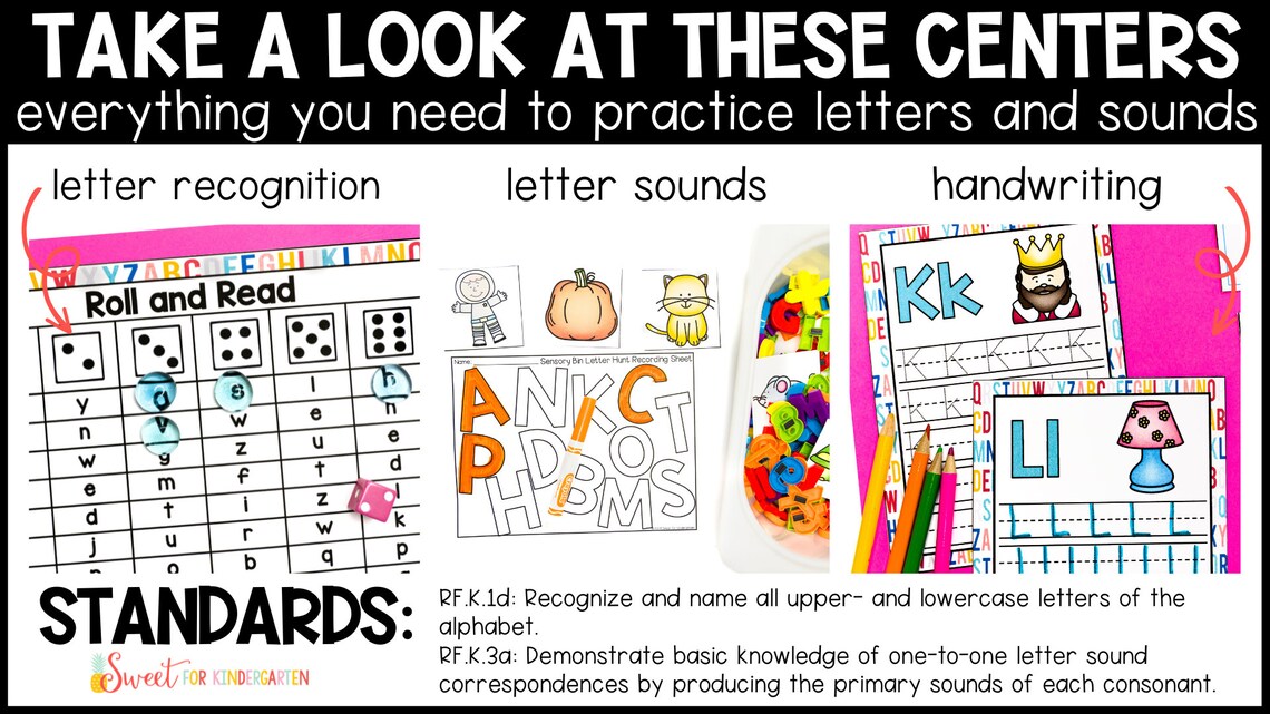 Alphabet Phonics Games and Activities for Teaching Letter Recognition ...