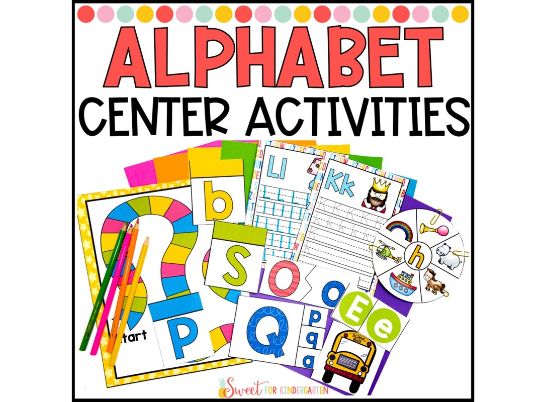 Alphabet Phonics Games: Preschool, Pre-k, Kindergarten Learning - Etsy