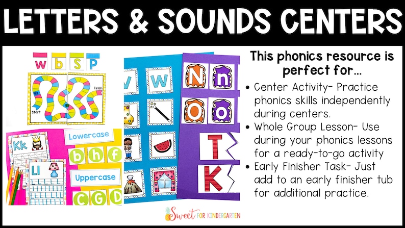 Alphabet Phonics Games and Activities for Teaching Letter Recognition ...