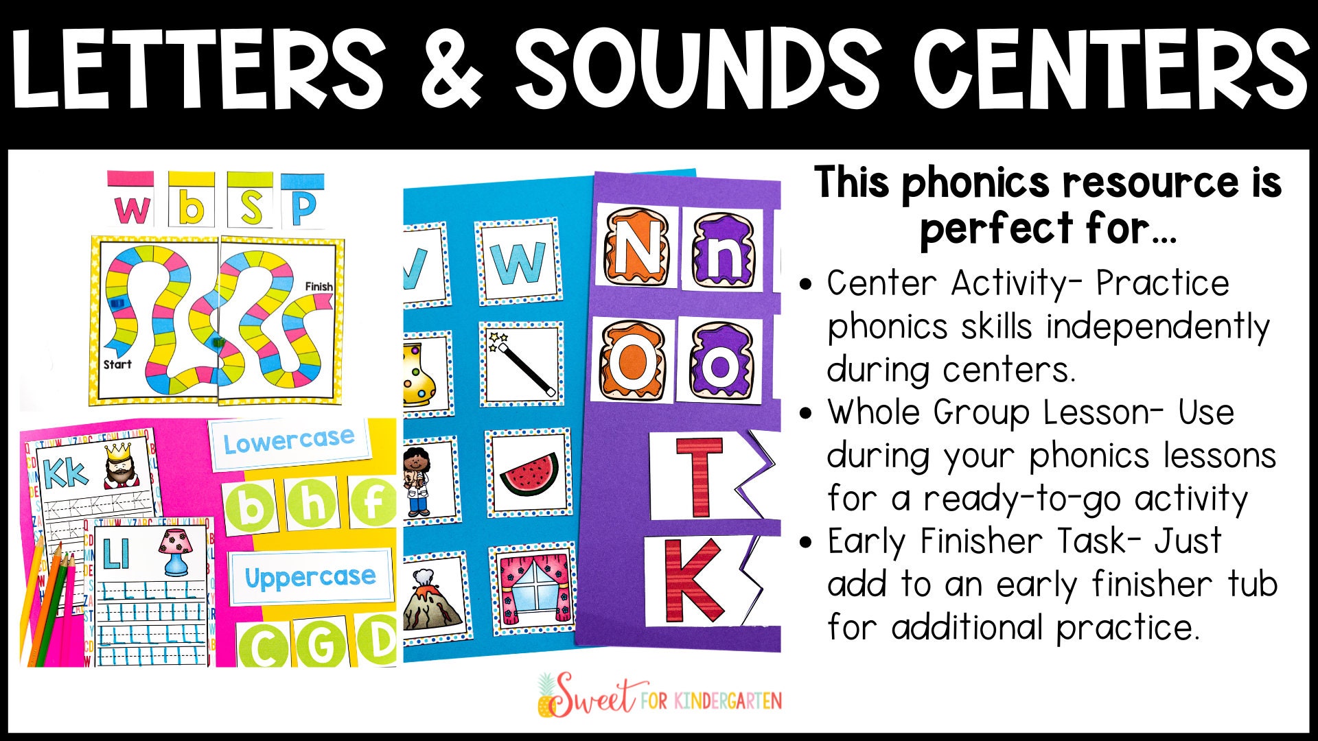 Alphabet Phonics Games and Activities for Teaching Letter Recognition ...