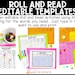 Editable Roll and Read Activity Game Template | Customizable Word List ...