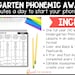Kindergarten Phonemic Awareness Daily Lessons: Literacy Activities - Etsy