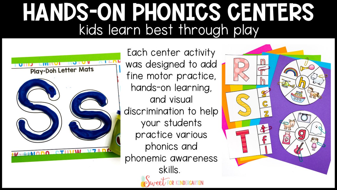 Alphabet Phonics Games and Activities for Teaching Letter Recognition ...