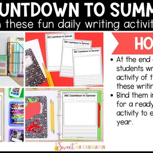Editable ABC Countdown to Summer Calendar | Fun End-of-year Activities ...