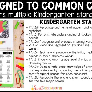 Kindergarten Phonemic Awareness Daily Lessons: Homeschool Phonics ...