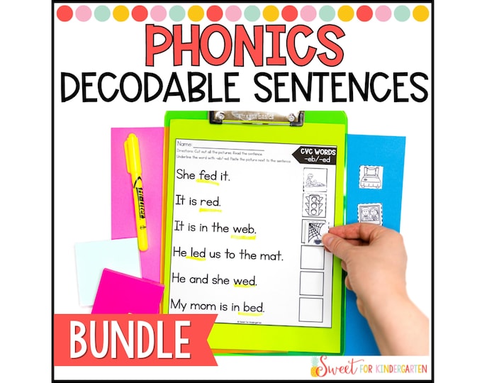 Phonics Worksheets Cvce Long Vowels-read Write & Color(kindergarten ...