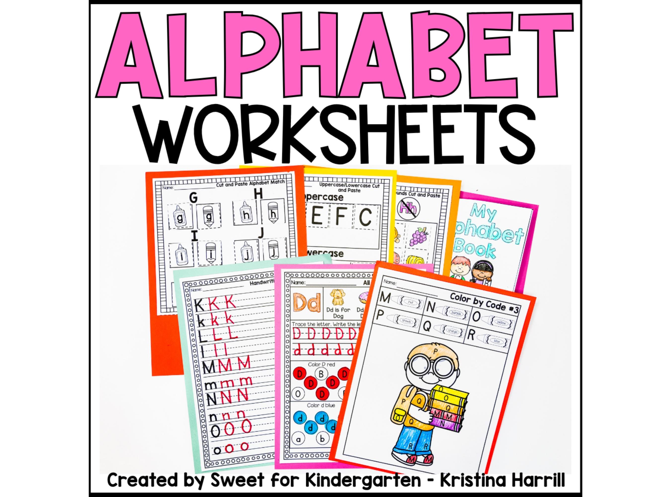 Alphabet Worksheets: Letter Recognition & Phonics Activities (PDF ...