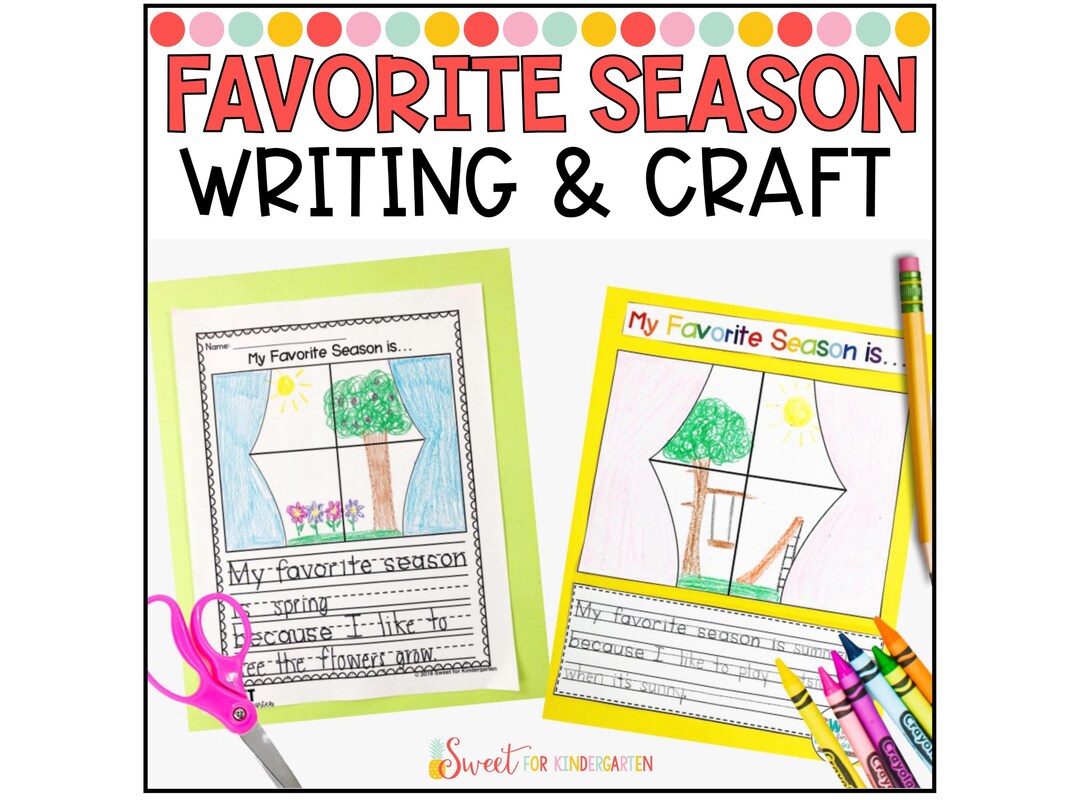 Favorite Season Writing Craft: Homeschool Activity (digital Download ...