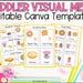Toddler Visual Menu Template: Customizable Meal Planner (canva) - Etsy