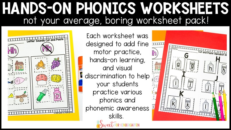 Alphabet Recognition and Letter Sounds Worksheets | Pre K or ...