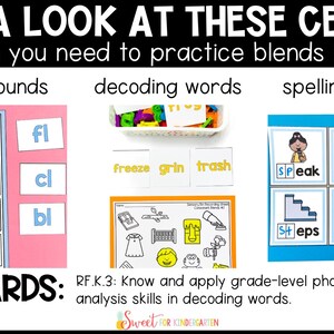 Consonant Blends and Digraphs Hands-on Phonics Centers | Engaging ...