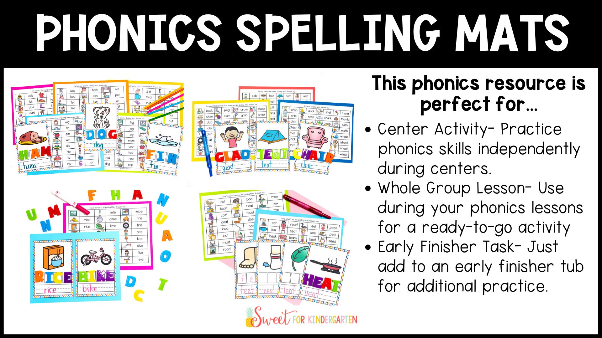 Phonics Spelling Cards Bundle: Hands-on Word Building Activity (PDF) - Etsy