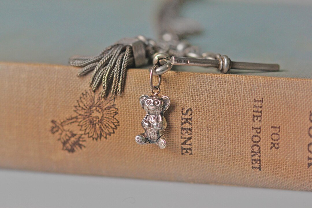 Vintage Teddy Bear Gizmo Furby Charm Pendant, in Sterling Silver - Etsy