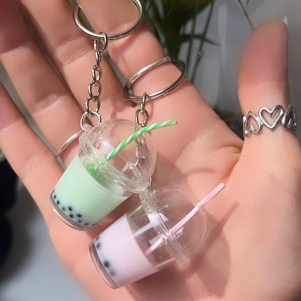 Bubble Tea Keychain - Etsy UK