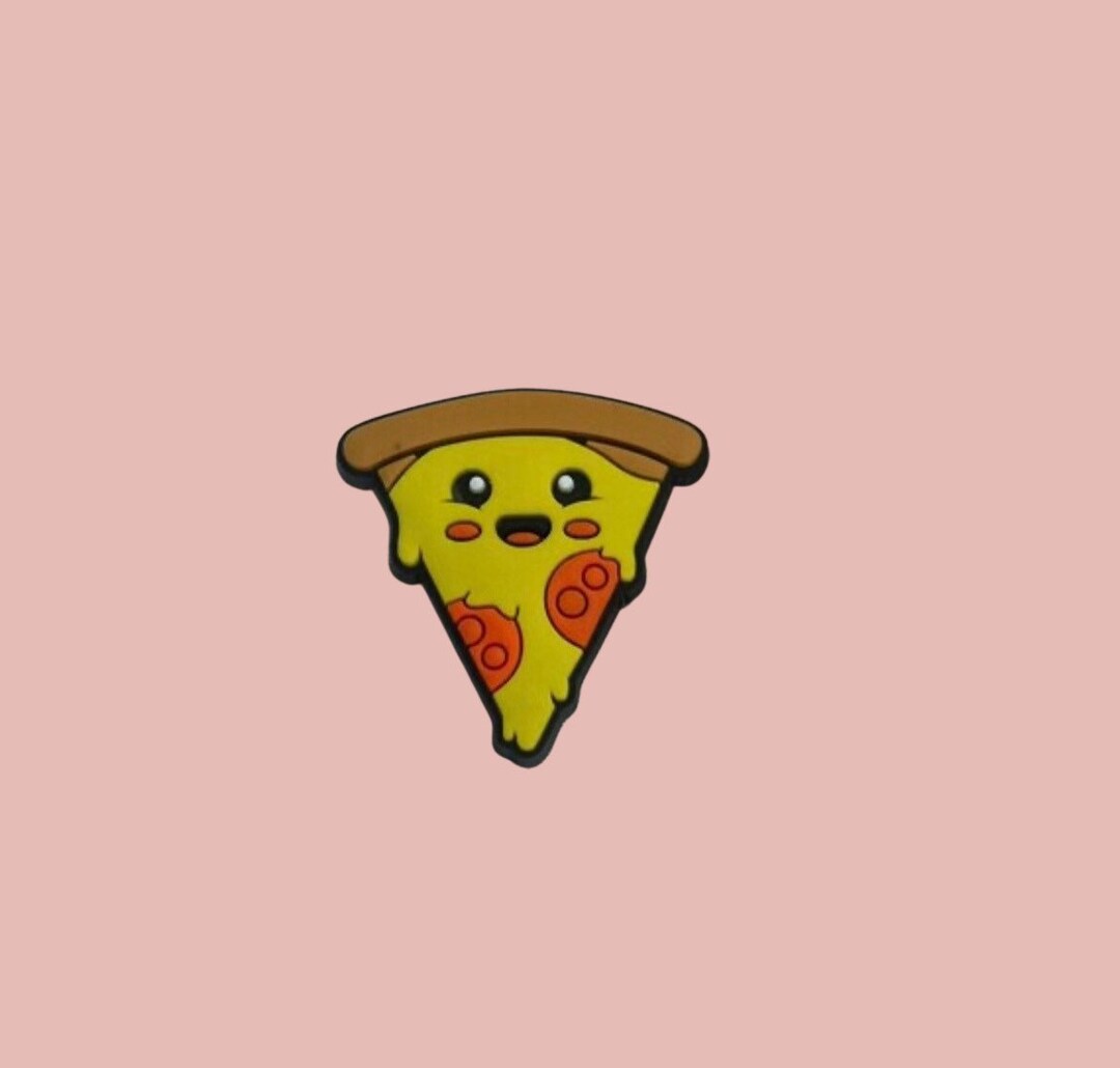 Pizza Cartoon Cute Face Croc Jibbitz Charm X 1 - Etsy