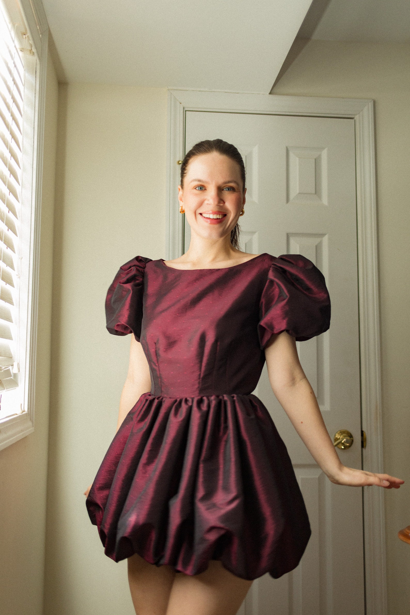 MERRY Dress Sewing Pattern, Bubble Hem Dress Evening Dress Party Dress ...