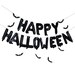 Happy Halloween Balloon Bunting With Hanging Bats and Cobwebs - Etsy