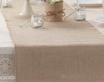 Hessian Table Runner - Etsy