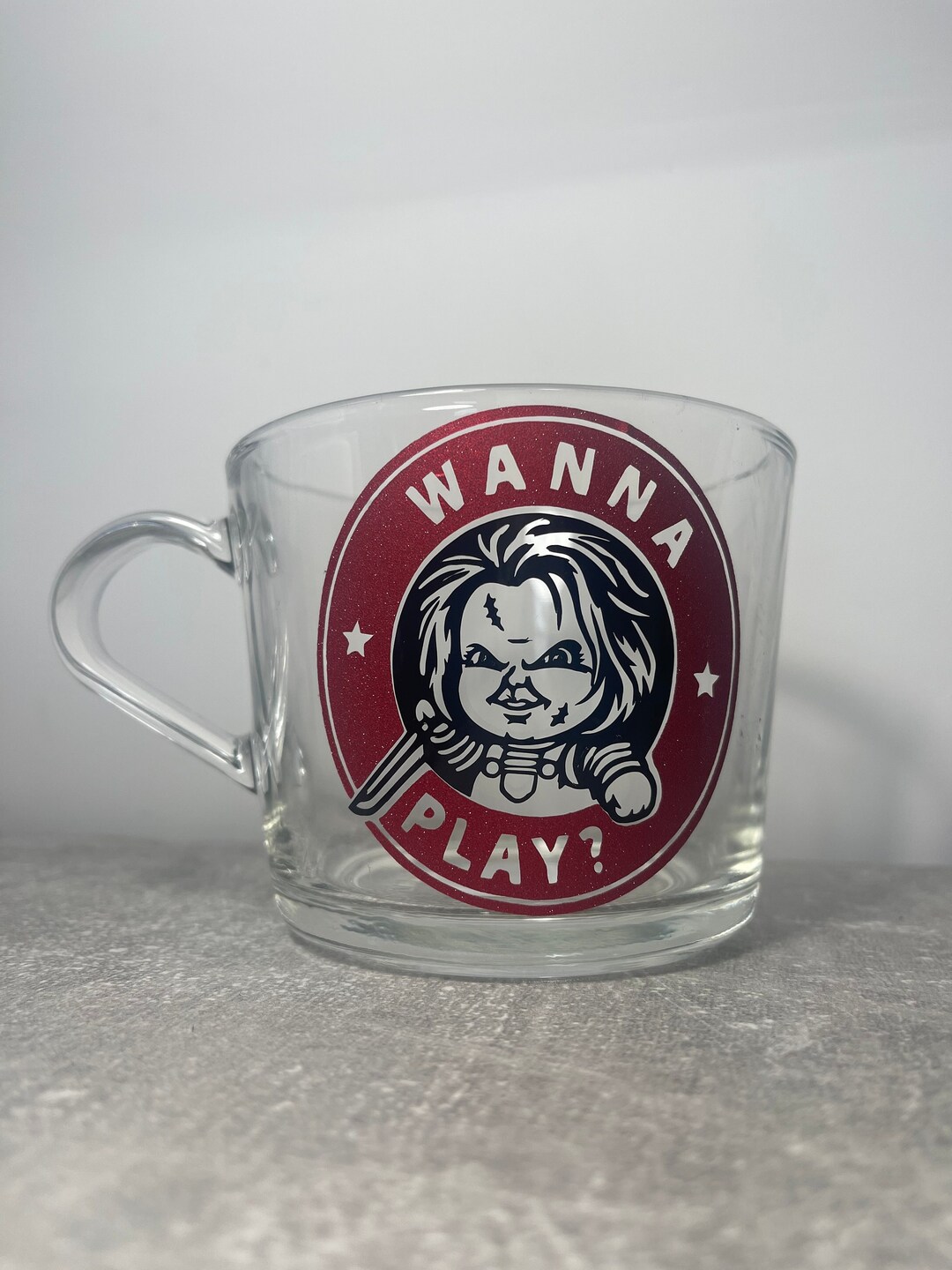 Chucky 'wanna Play?' Mug: Halloween Inspired Spooky Coffee Mug - Etsy