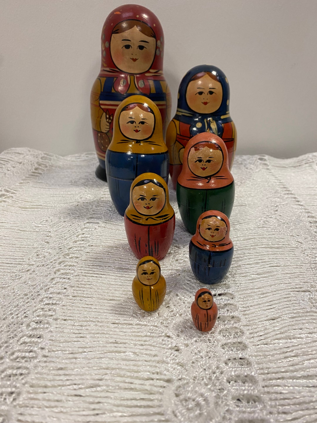 Vintage Matryoshka MOCKBA 1957 RARE France Antique Antiques - Etsy