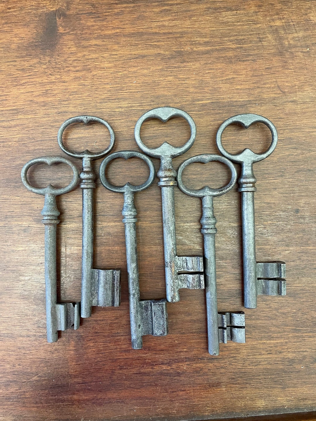 19th Century Wrought Iron Keys Key Vintage France - Etsy