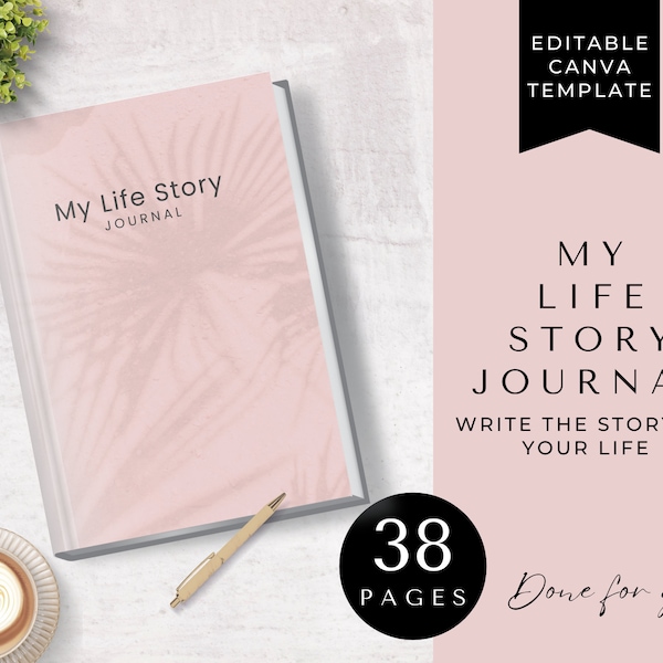 Life Story Journal Template - Etsy