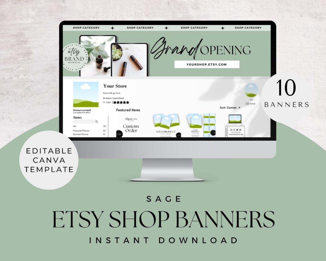 Etsy Shop Banner Templates Etsy Store Banner Etsy Branding - Etsy