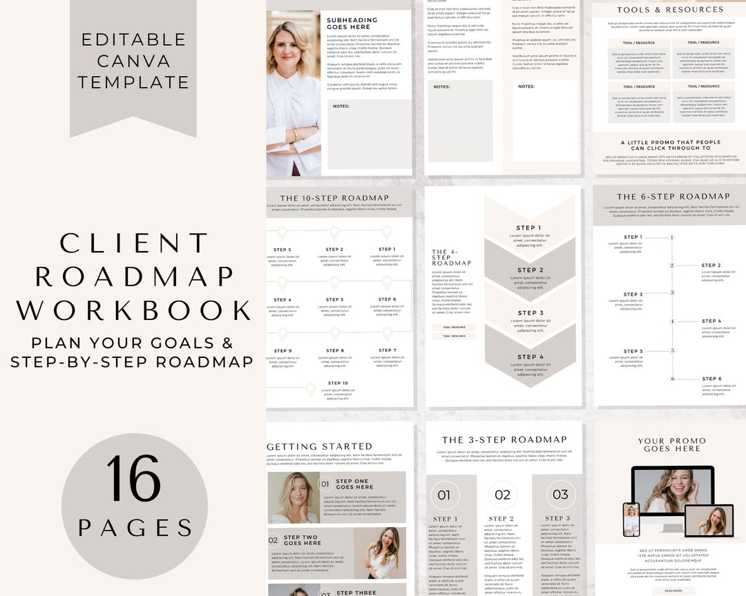 Client Roadmap Template Instant Download Step-by-Step - Etsy Portugal