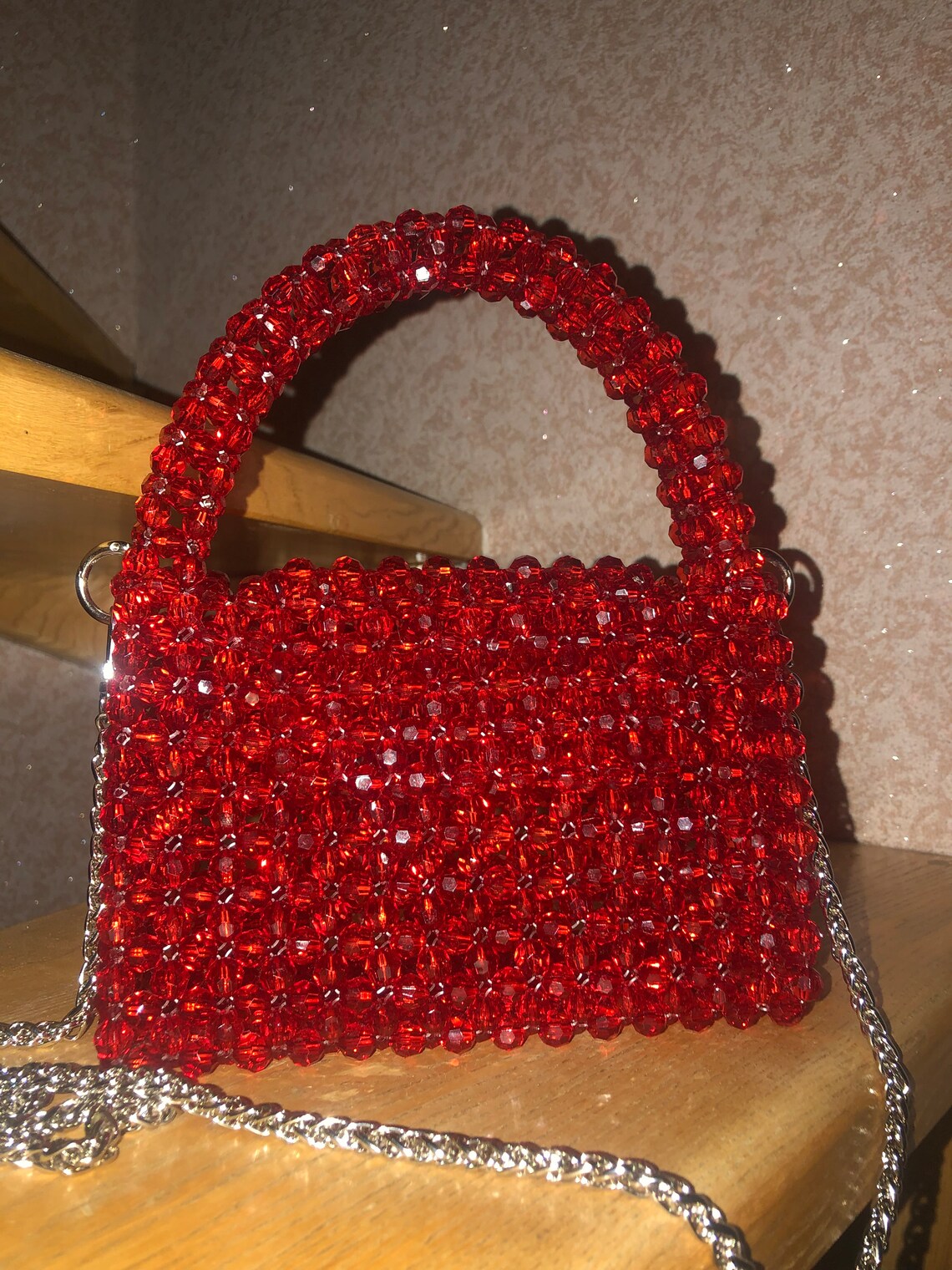 Red Star Bag, Bead Bag, Gift - Etsy