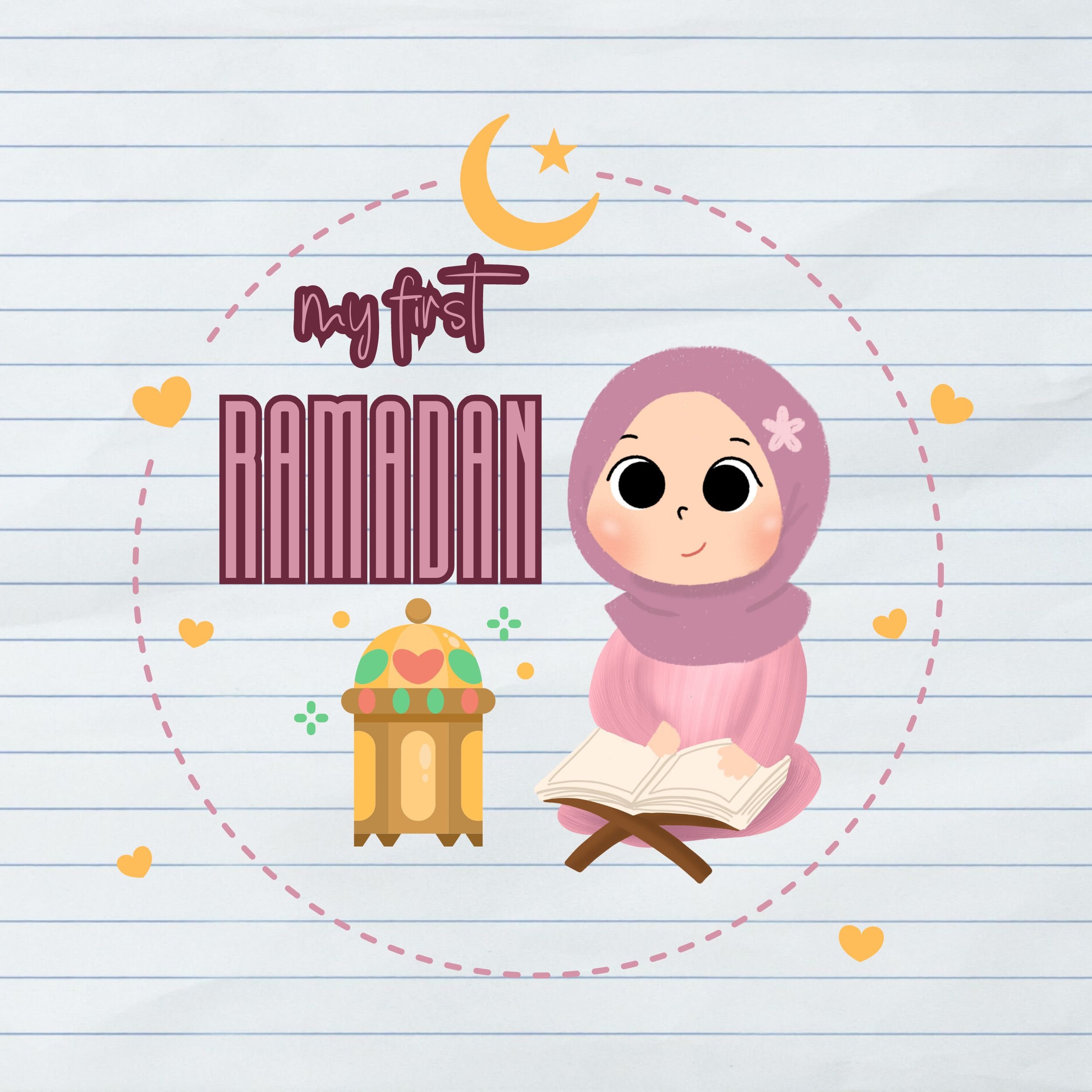My First Png, Ramadan Png, My First Ramadan Png, Cute Baby Girl Png ...