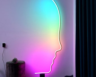 Rgb Floor Lamp - Etsy