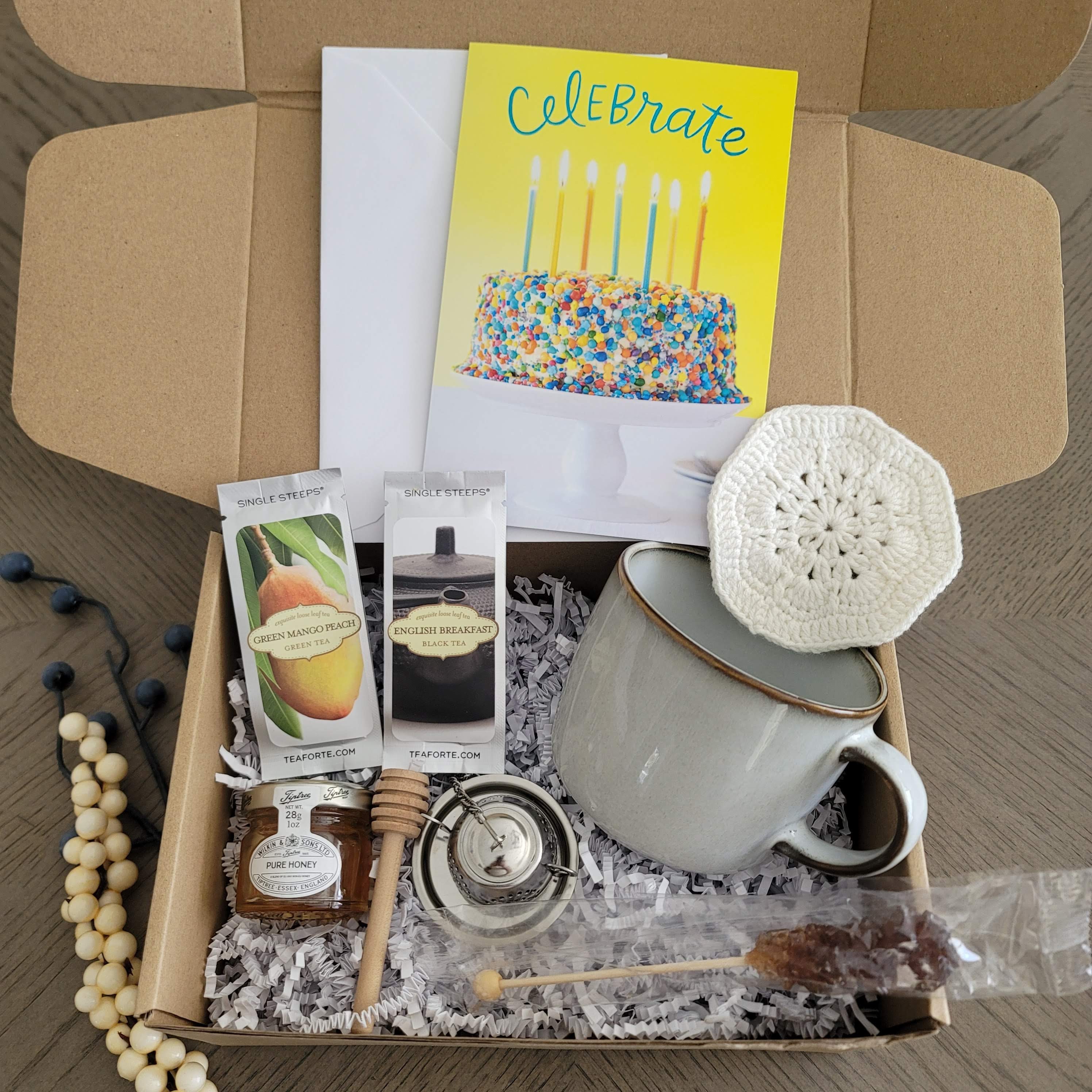 Birthday Gift Set, Tea Gift Set, Gift Box, Gift for Colleague, Gift Set ...