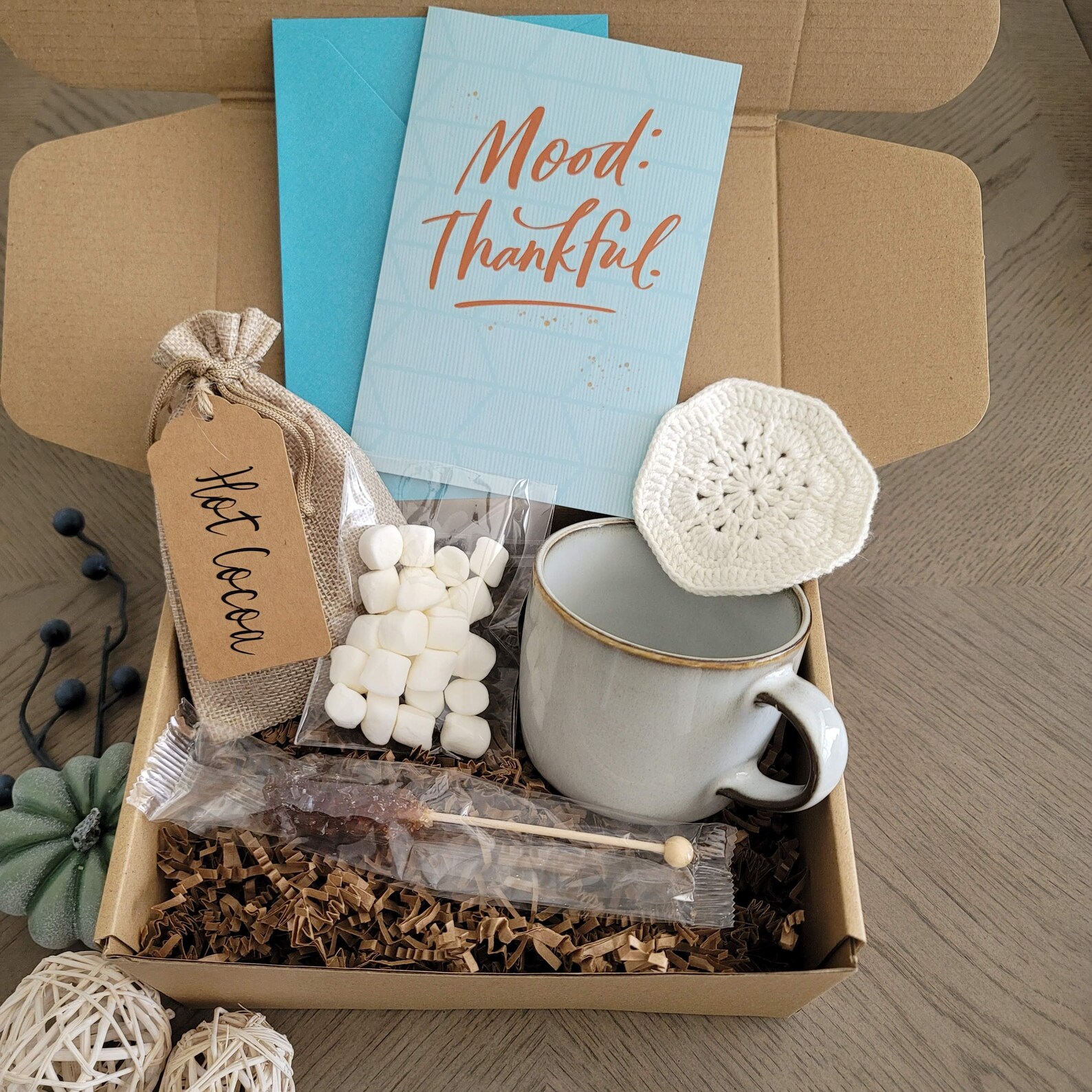 Hot Cocoa Marshmallow Gift Set, Christmas Gift Set, Thanksgiving Gift ...