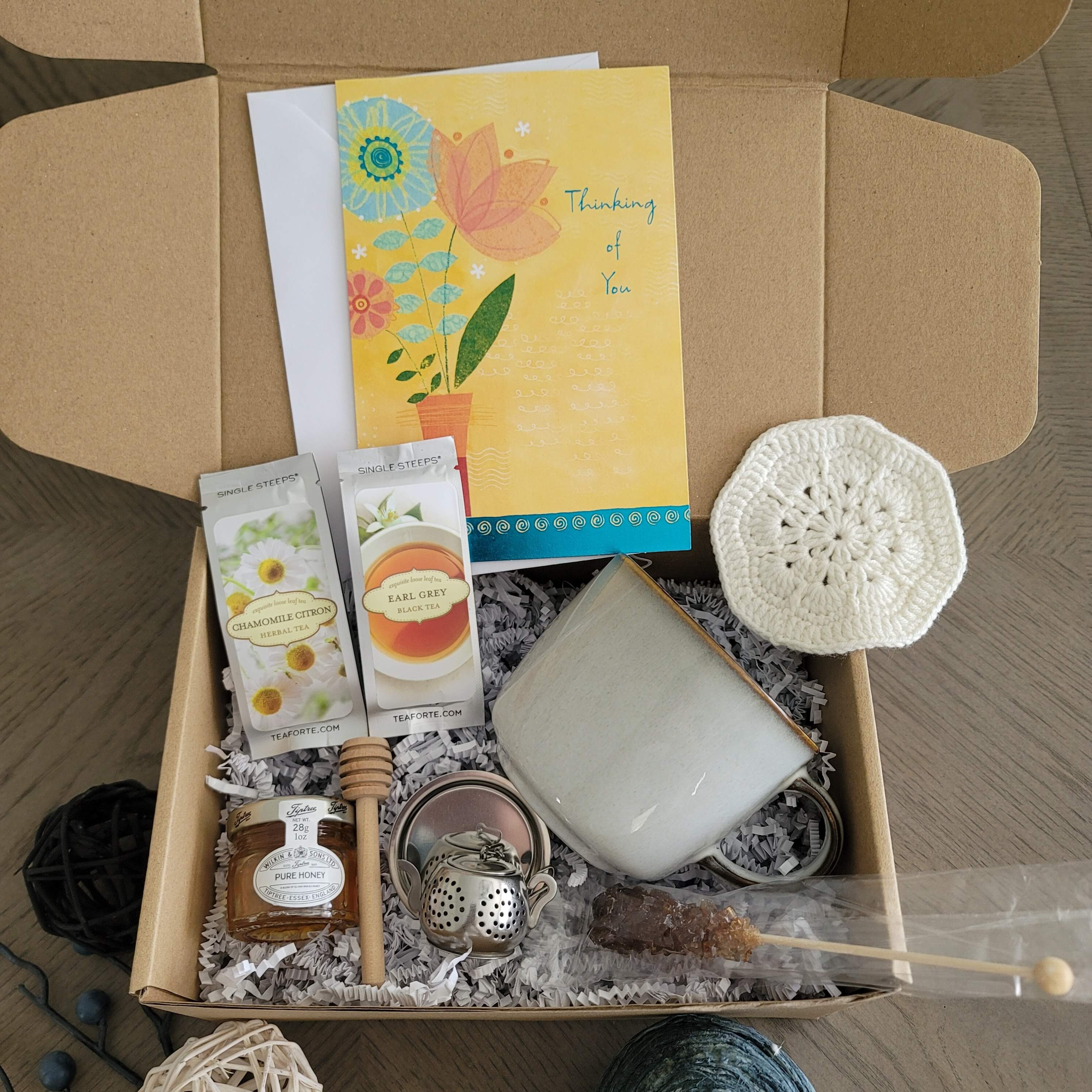 Thinking of You Gift Set, Thank You Gift Set, Tea Gift Set, Gift for ...