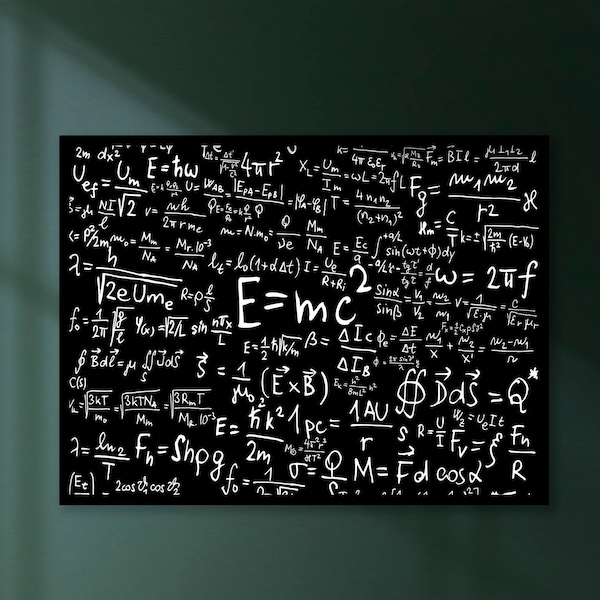 Science Wall Decor - Etsy