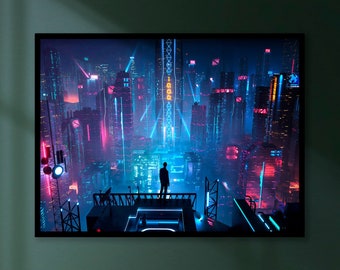 Cyberpunk Wall Decor - Etsy