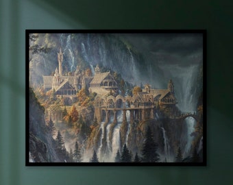 Rivendell Art Print - Etsy