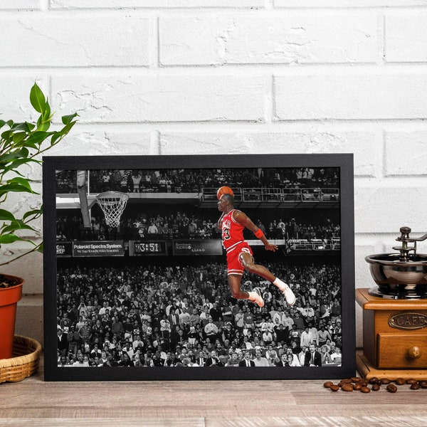 Michael Jordan Dunk Poster - Etsy