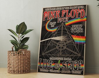 Pink Floyd Canvas Poster - Etsy
