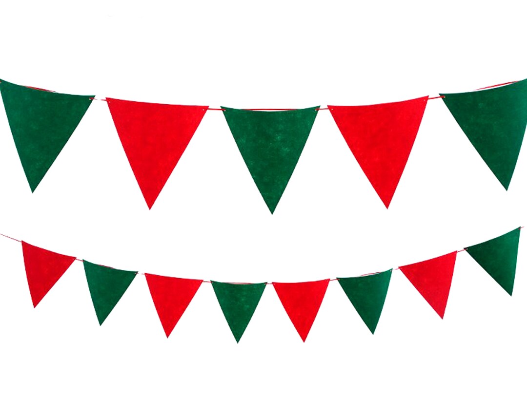 Felt Christmas Banner, Christmas Triangle Bunting, Christmas Banner ...