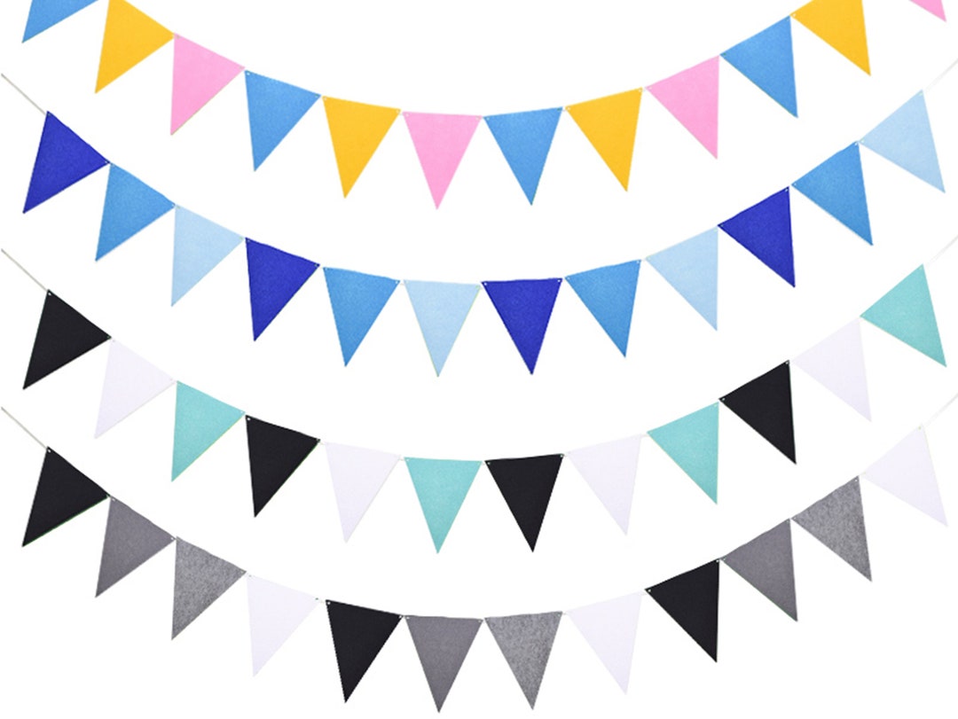 Banderines de fiesta, banderines de fiesta coloridos, guirnaldas de ...