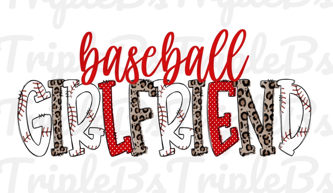 Baseball Girlfriend PNG, Digital Download Leopard Baseball Baseball ...